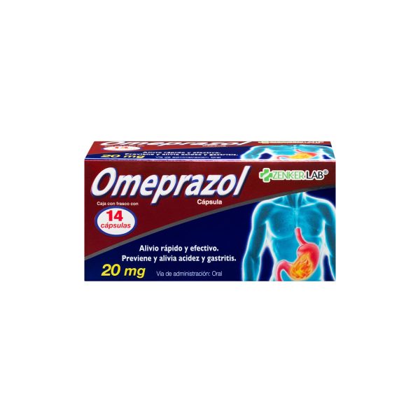 Antiácido omeprazol 20 mg ZenkerLab | Tiendas 3b