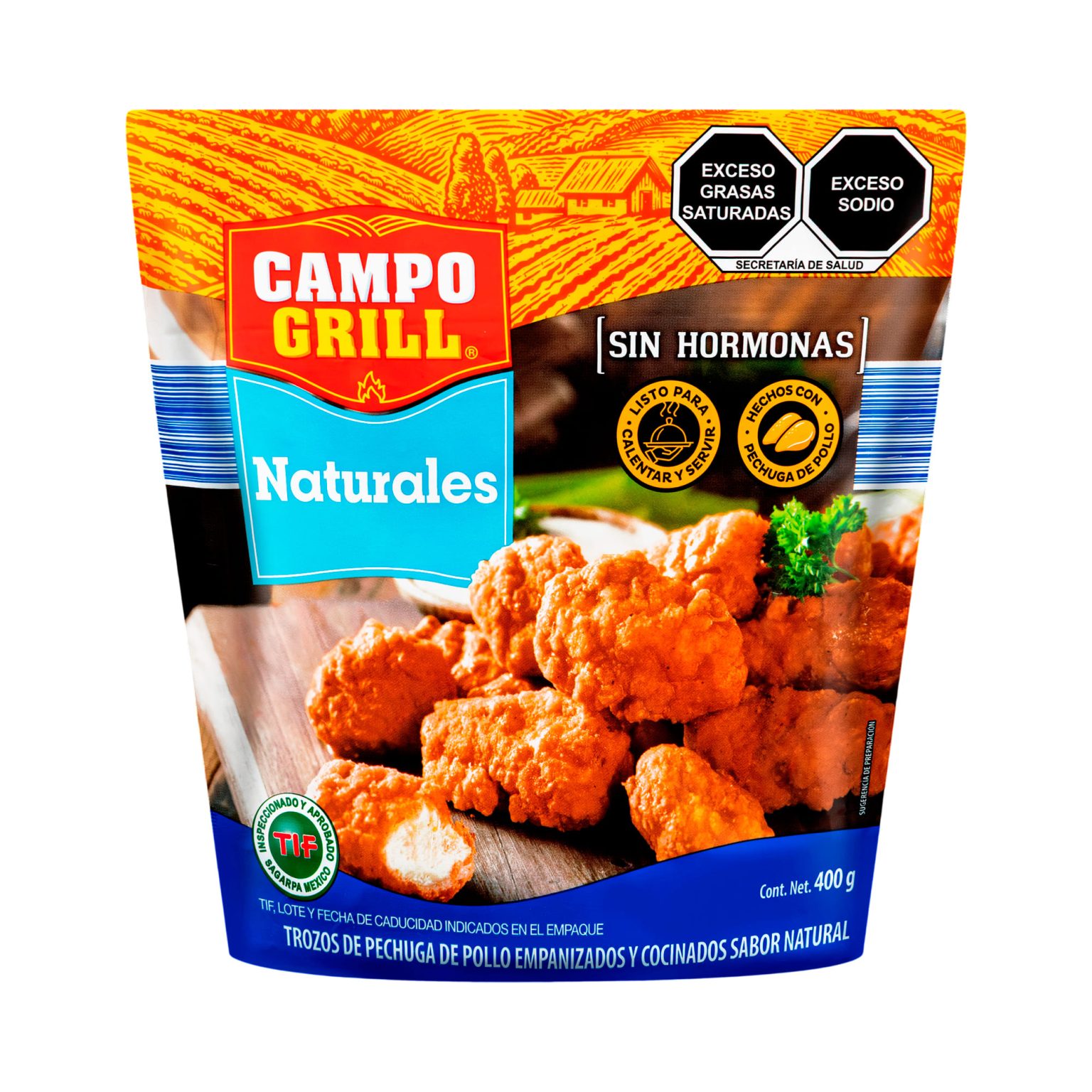 Boneless Naturales De Pollo Campo Grill Tiendas 3b