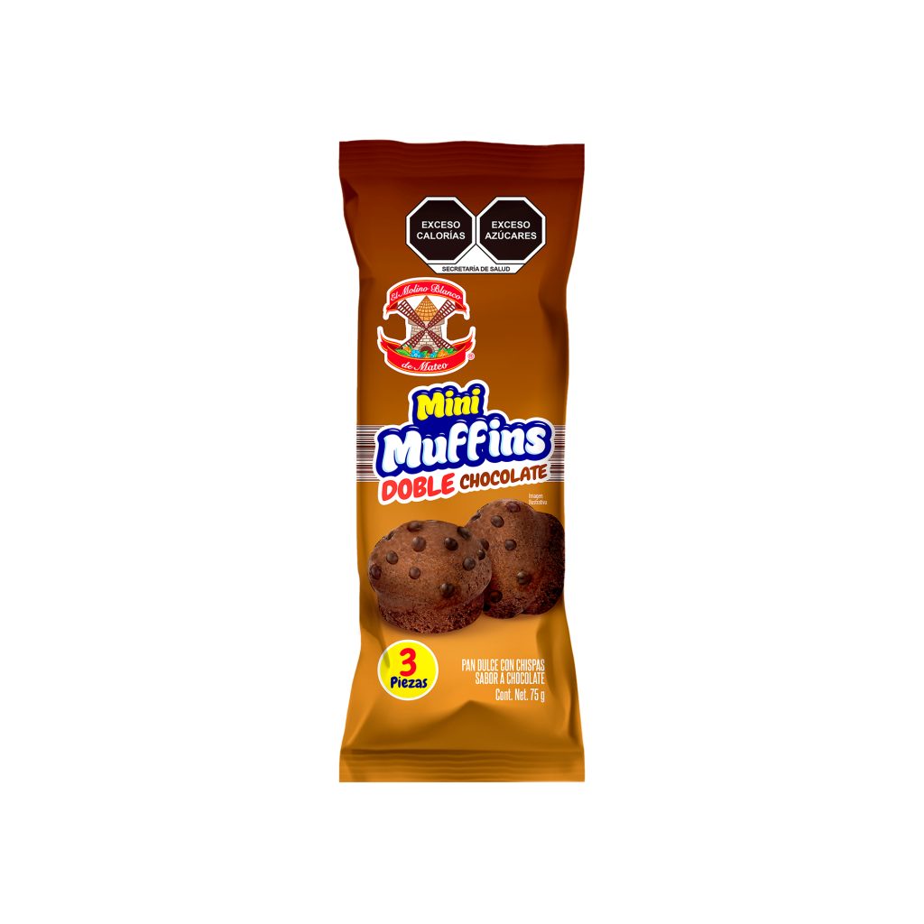 Mini Muffins Doble Chocolate Molino Blanco | Tiendas 3b
